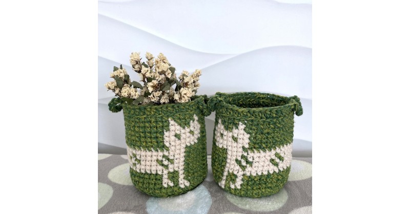 Nerti krepšiukai "Katinukai", 2vnt. rinkinys