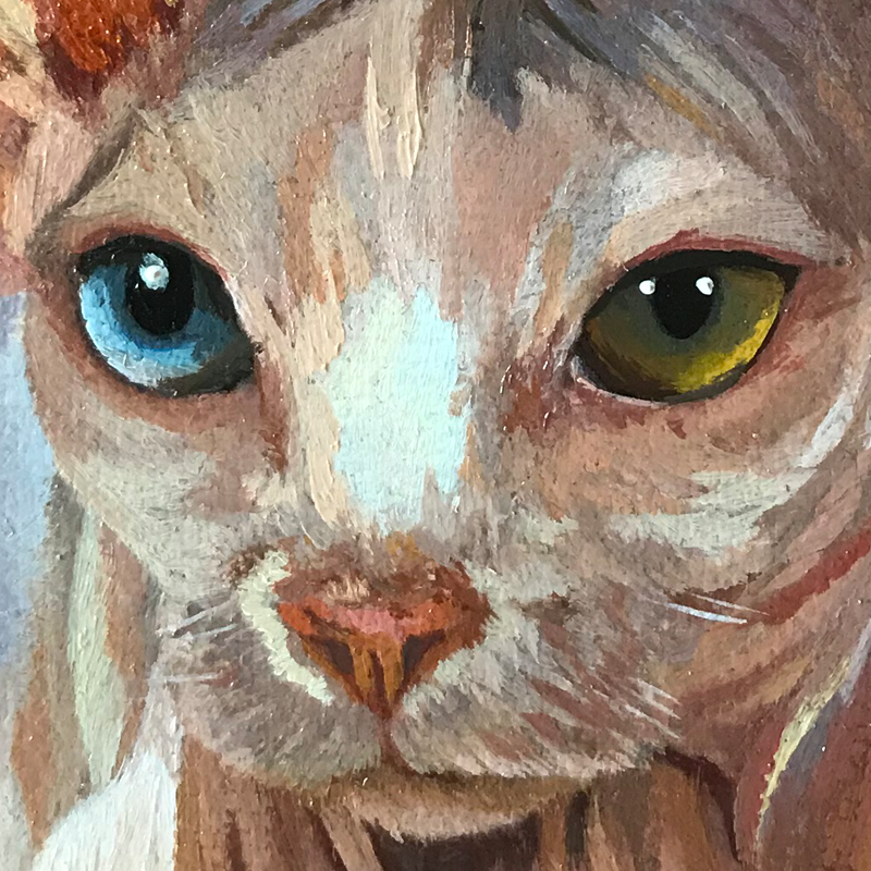 Miniatiura "Sfinksas skirtingom akims"