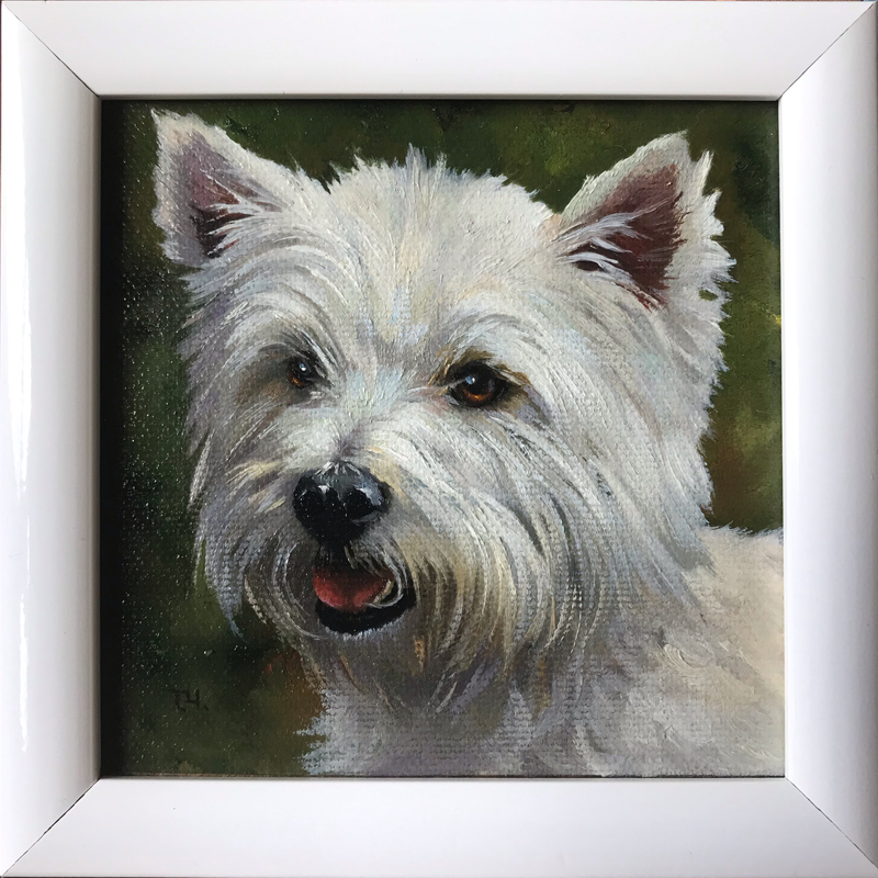 Miniatiura " Vakarų Škotijos baltasis terjerasr"