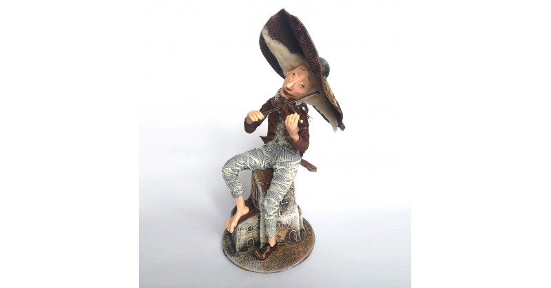 Autorinė lėlė Smuikininkas ant stogo