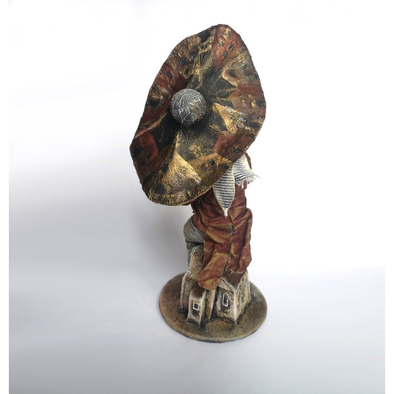 Autorinė lėlė Smuikininkas ant stogo