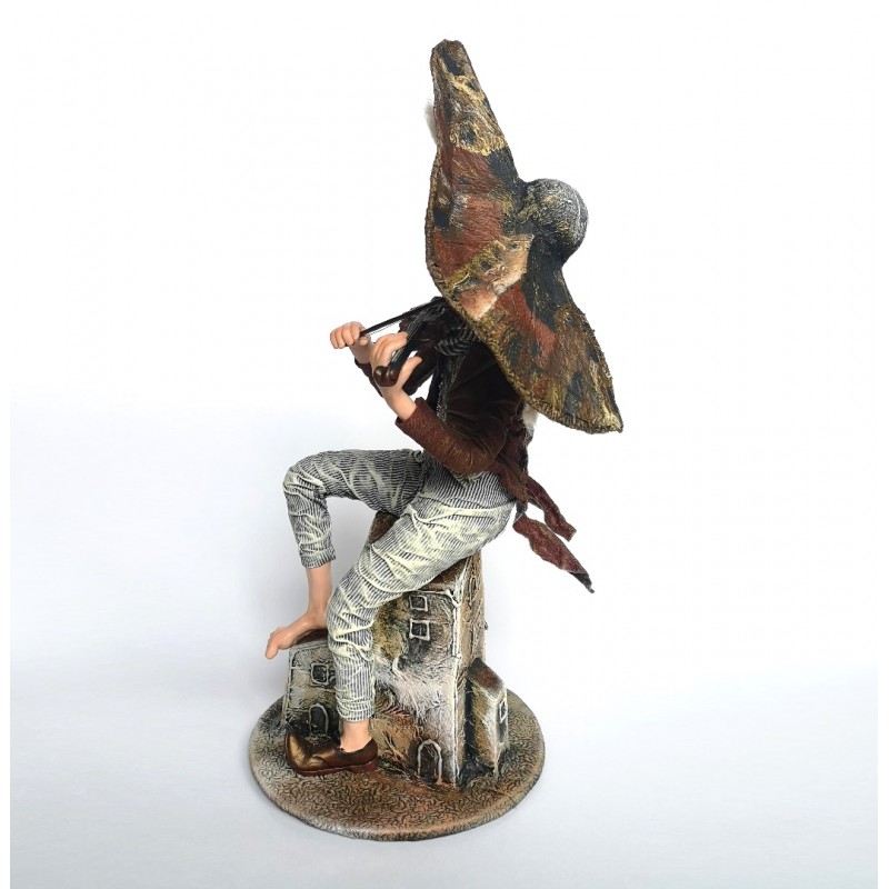 Autorinė lėlė Smuikininkas ant stogo