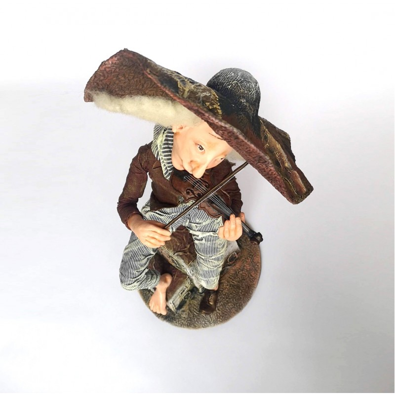Autorinė lėlė Smuikininkas ant stogo