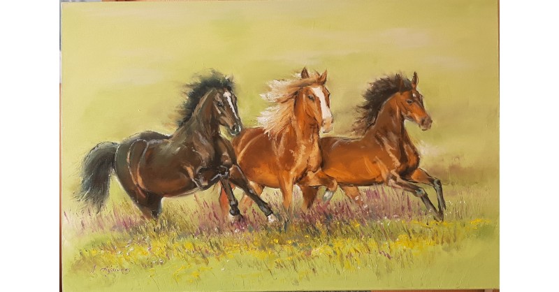 Paveikslas Arkliai II