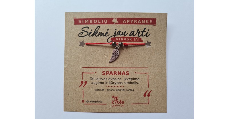 Simbolių apyrankė - SPARNAS
